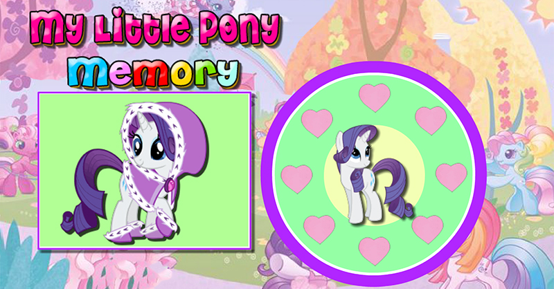 My Little Pony Memory Game - Free Online Pony Game at horse-games.org