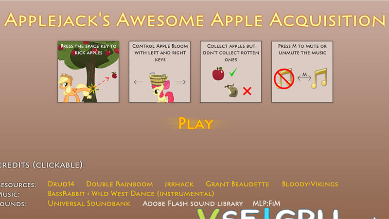Applejacks Awesome Apple Acquisition-Free Online Game