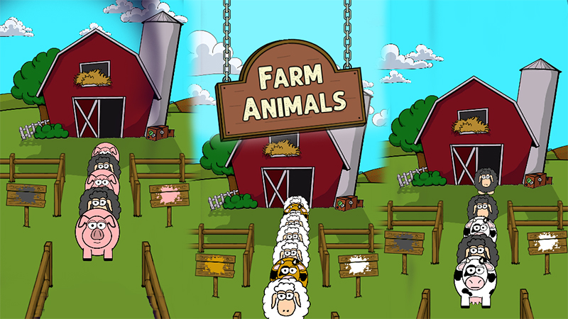 Farm Animals - Amazing Animal Game